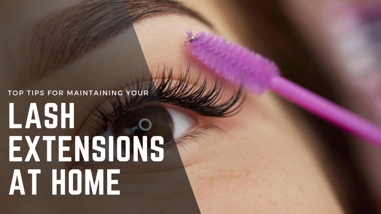 Top Tips for Maintaining Your Lash Extensions at Home – Beauty First ...